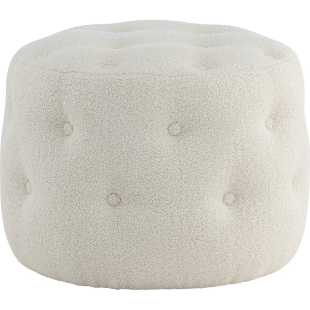 Respit poef - Witte teddy - €129.99 - Trendrum.nl